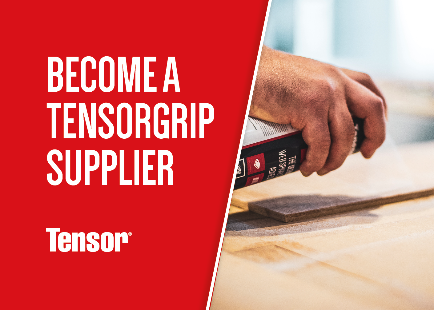 Attention Builders’ Merchants: Become a TensorGrip Joinery Supplier Today