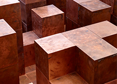 Tensor Sponsor Paul Kelley's Interactive Magnetic Copper Cubes Installation